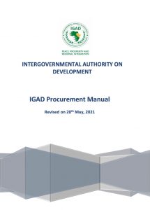 IGAD Procurement Manual Revised on May 20, 2021 - IGAD