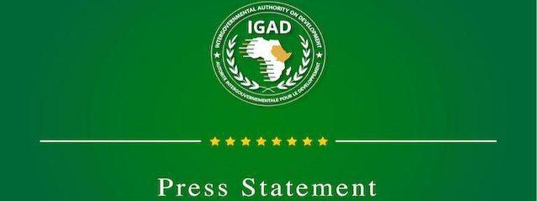 IGAD Press Releases | IGAD Press Statements